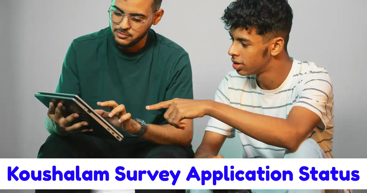 Koushalam Survey Application Status Check Online Andhra Pradesh