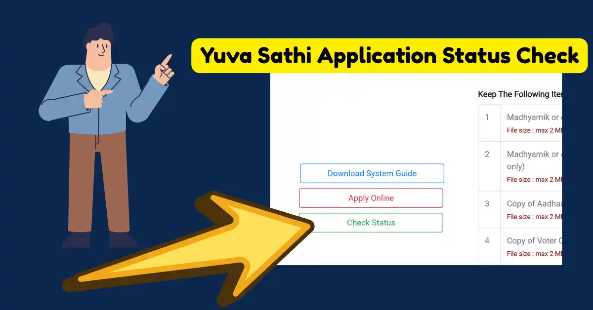 Yuva Sathi Application Status Check Online 2026 With Mobile Number ...